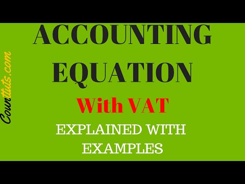 Accounting Equation with VAT | Explained with Examples