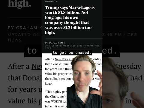 Is Trump's house worth $1 billion?