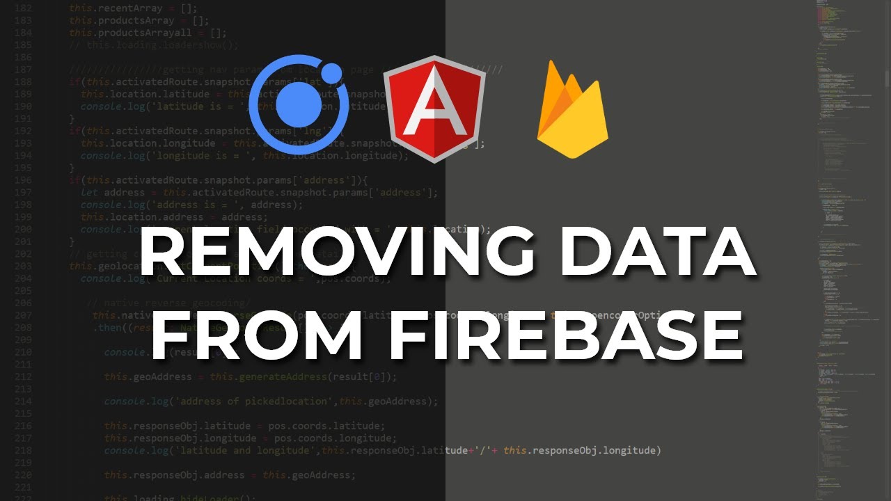 Firebase | Remove Data | Article Posting App | Part 6 | Ionic Tutorials