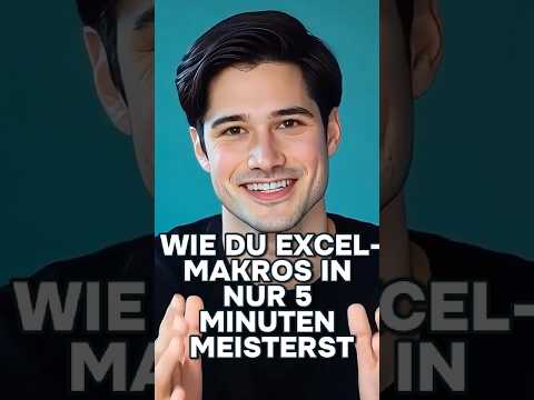 Excel Makros in nur 5 Minuten! ⚡ (Ohne VBA-Kenntnisse) #automatisierung #excel #makros #exceltips