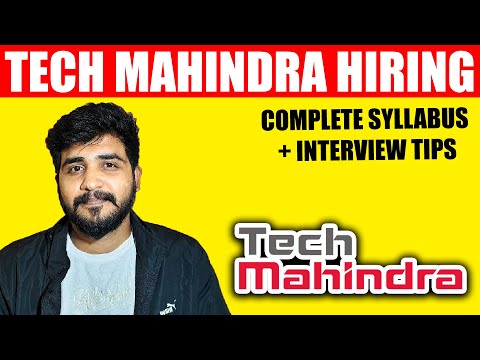 TECH MAHINDRA HIRING 2024 | FRESHERS IT JOB | TAMIL
