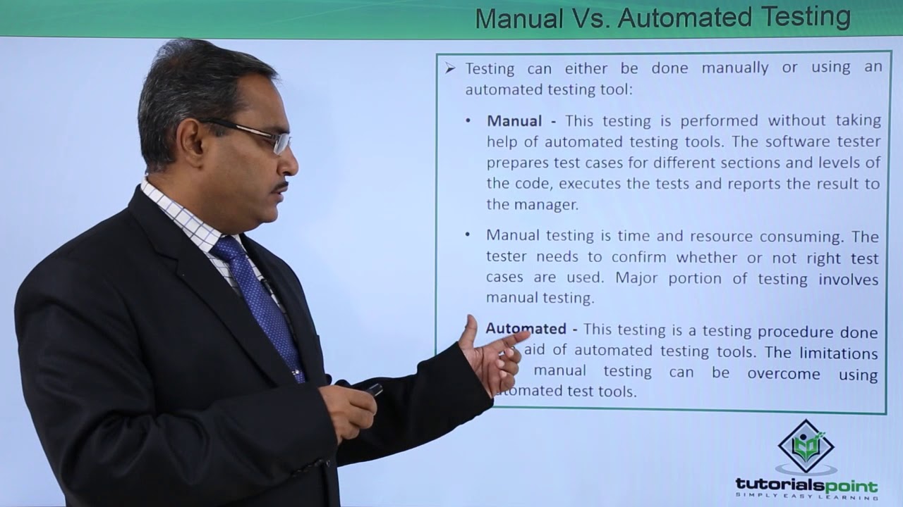 Manual Vs  Automated Testing