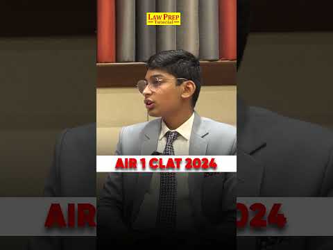 Know how AIR-1 Jai prepared his GK for CLAT! #shorts