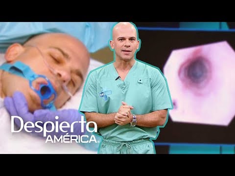 Dr. Juan Rivera undergoes endoscopy for the first time