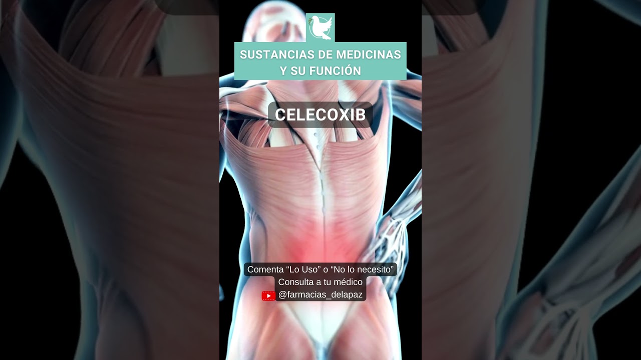 38 Celecoxib - Sustancias activas en medicinas y sus indicaciones #PLM  #medicamentos  #farmacia