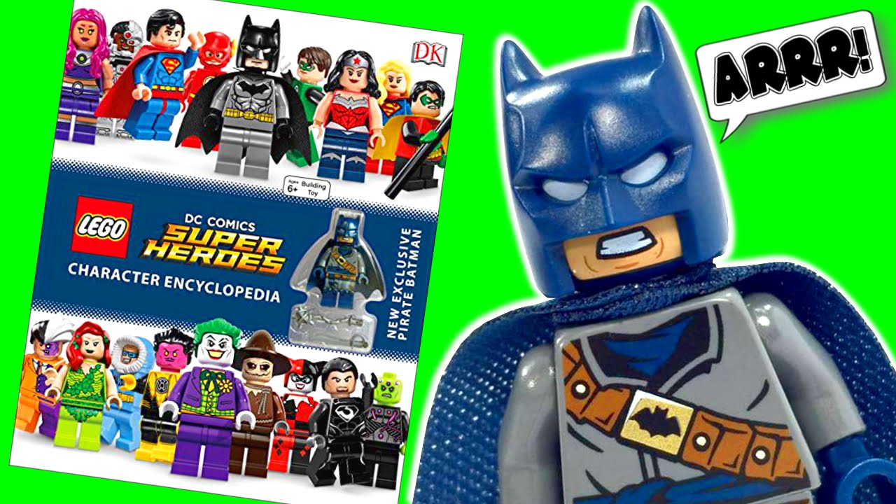 EXCLUSIVE LEGO PIRATE BATMAN DC Comics Super Heroes Character Encyclopedia DK Book BrickQueen Review
