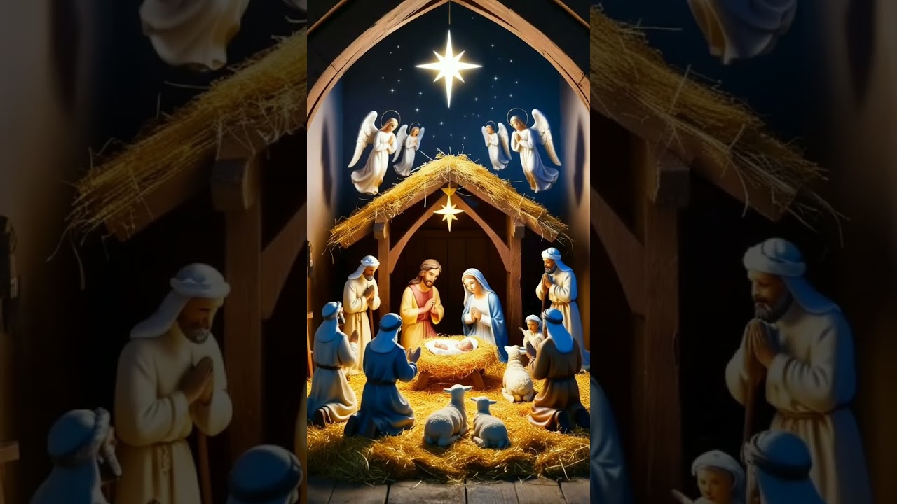 The Holy Night: A Sacred Nativity Scene||#holy #night #jesus #baby #2024