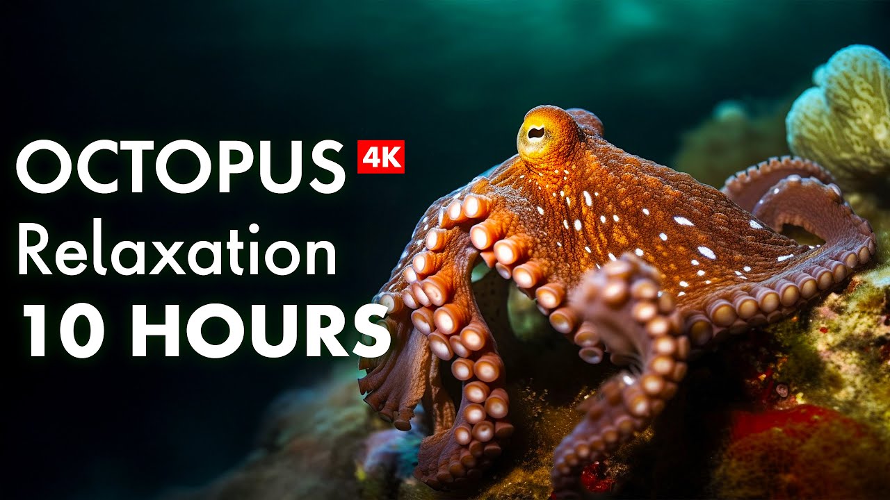 10 Hours to De-Stress: Calm Music & Mesmerising Octopuses