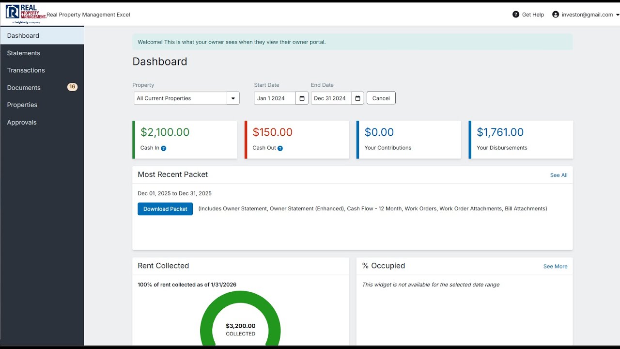 Owner Portal Introduction