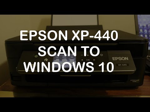 Epson XP440 Scan to Windows 10