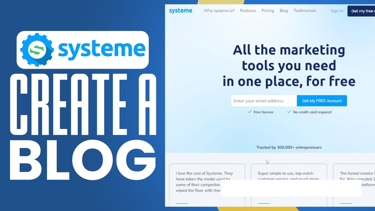 How To Create A Blog In Systeme.io (2026) Step By Step Tutorial