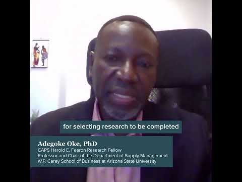 How does CAPS select its research projects?