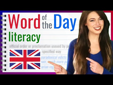 Word of the Day: LITERACY