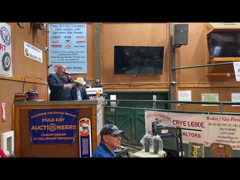 World Champion Tobacco Auctioneer John Kessler (2023 MDAC Judge)
