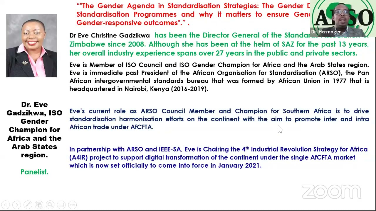 Mainstreaming Gender in Standardisation