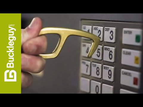 Touchless Key | Antimicrobial Brass No Touch Key Tool | Buckleguy