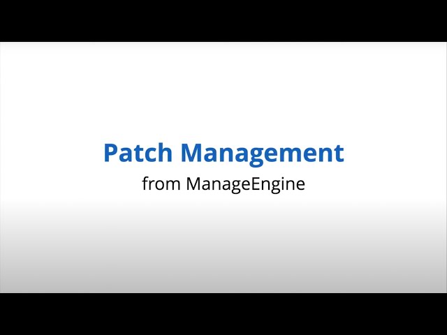 Patch Manager Plus Pricing, Features & Reviews 2022 - Free Demo
