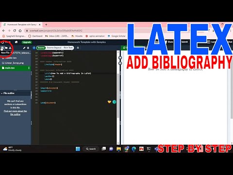 ✅  How To Add A Bibliography In LaTeX 🔴