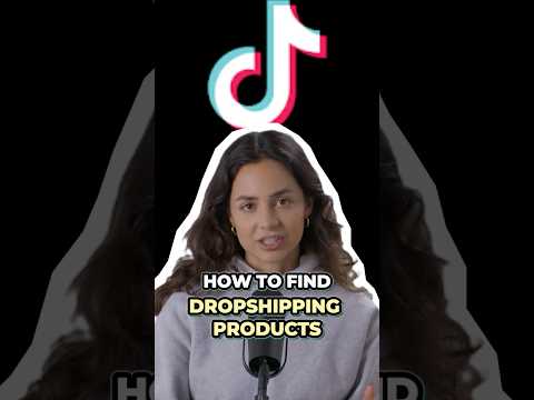 How to use TikTok to find winning products to dropship