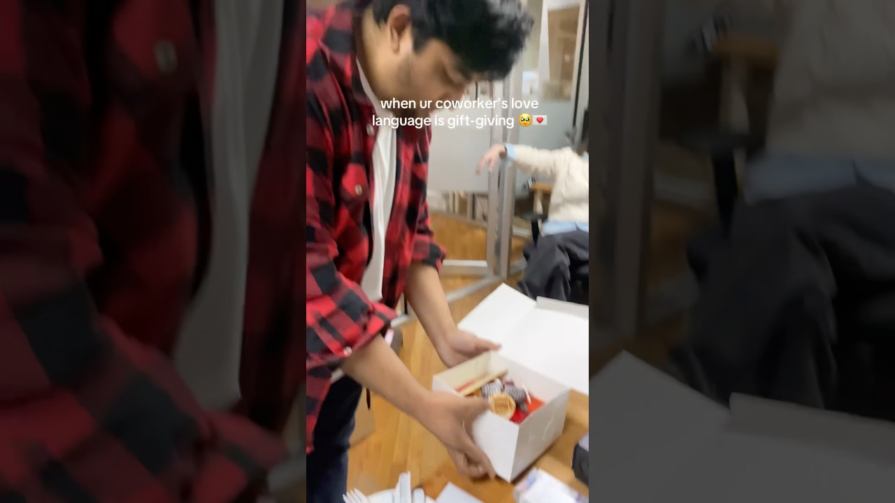 When your coworker’s love language is gift-giving 🥹💌