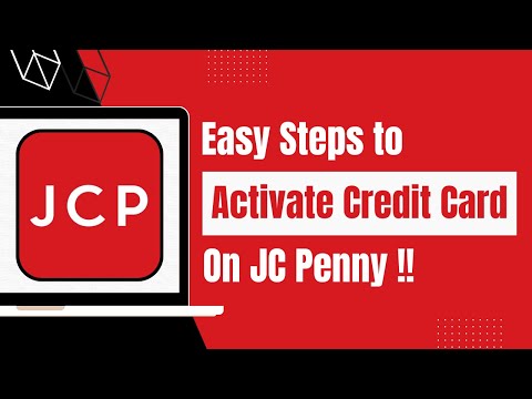 How To Activate JCPenney Credit Card Account - JC Penney Credit Card Activation