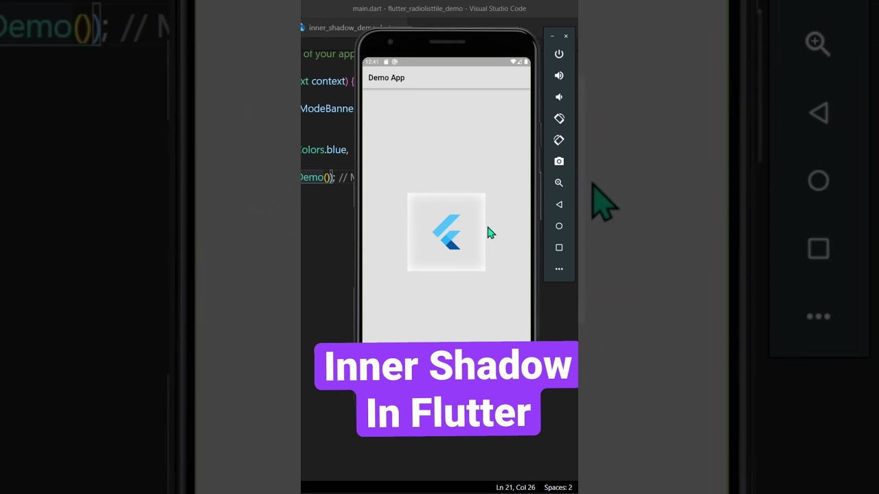 Inner shadow in Flutter #flutter