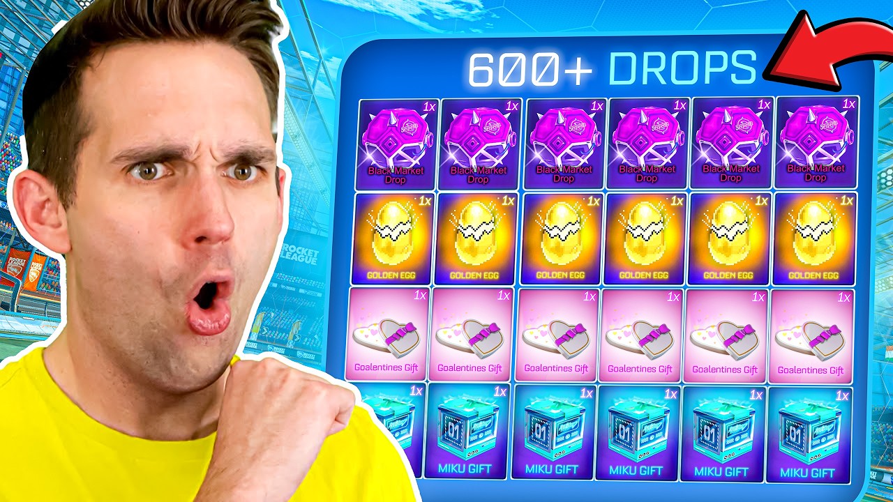 OPENING *EVERY* GOLDEN ITEM IN ROCKET LEAGUE! *LUCKY* (Golden Crate Openings)