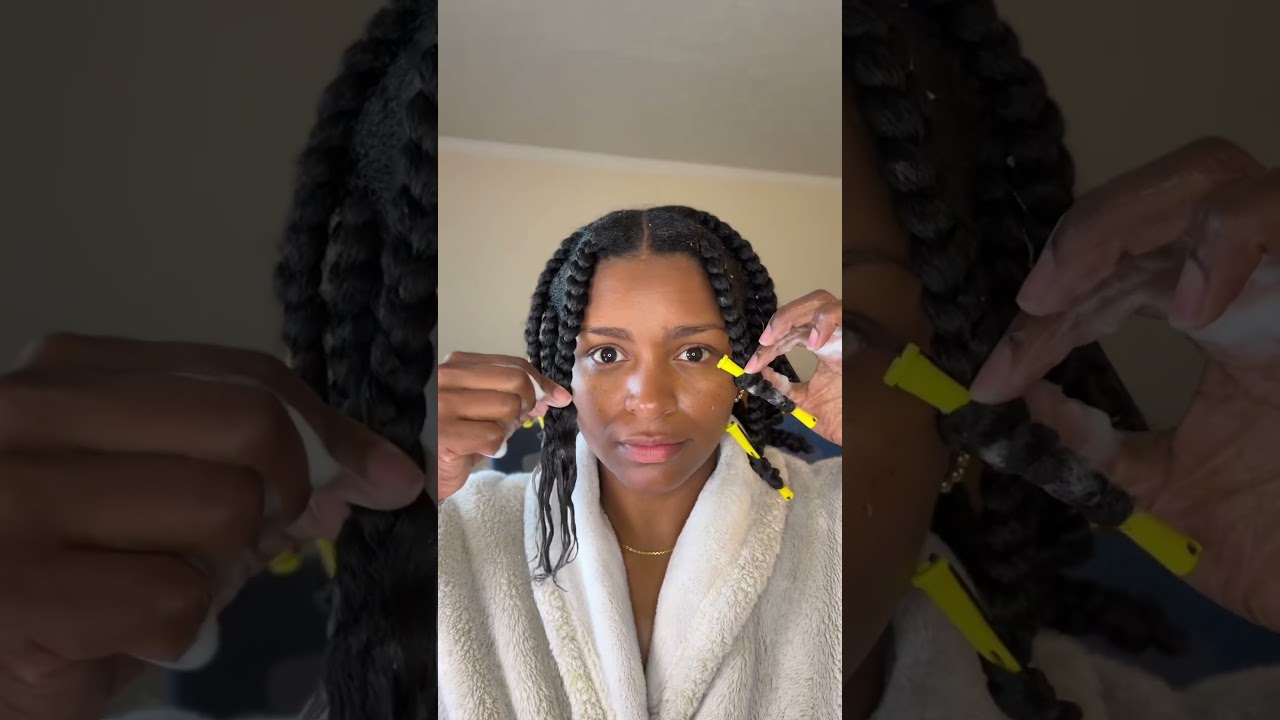 The ‘no fail’ braid out routine you needed #naturalhairstyles #braidout