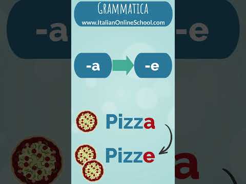 Plural of Feminine Nouns in Italian