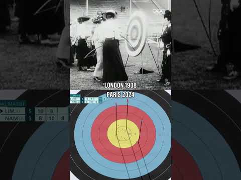 The evolution of Olympic archery. 🎯