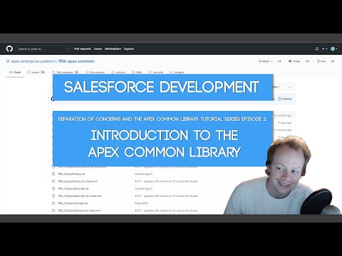 Salesforce SoC and Apex Common Tutorial Series: Ep 2 - Introduction to the Apex Common Library