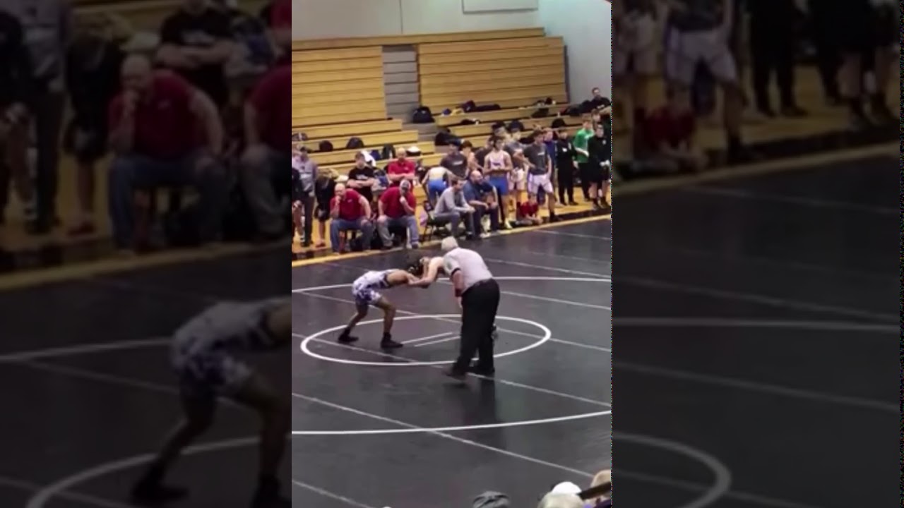 Wrestling illegal slam leads to disqualification