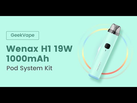 GeekVape Wenax H1 19W 1000mAh Pod System Kit at FastTech.com