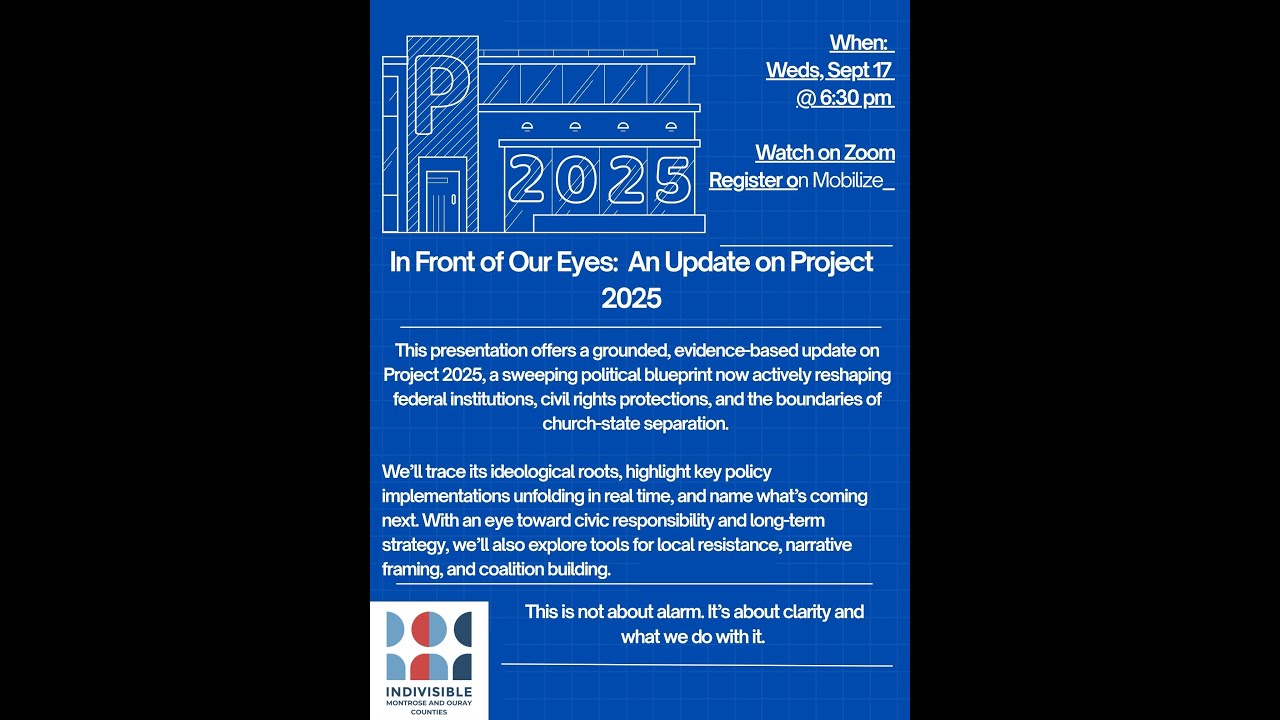 In Front of Our Eyes Project 2025, Subterra Insights, MOCI, September 17, 2025