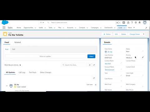 Salesforce Sales Console