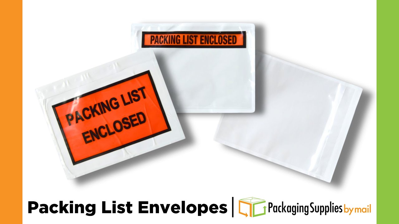 PSBM Packing List Envelopes Ad