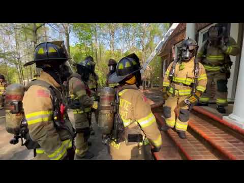 Charlotte Fire Recruit Class 121 Live Fire Training Day