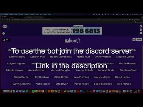 The best free kahoot bot