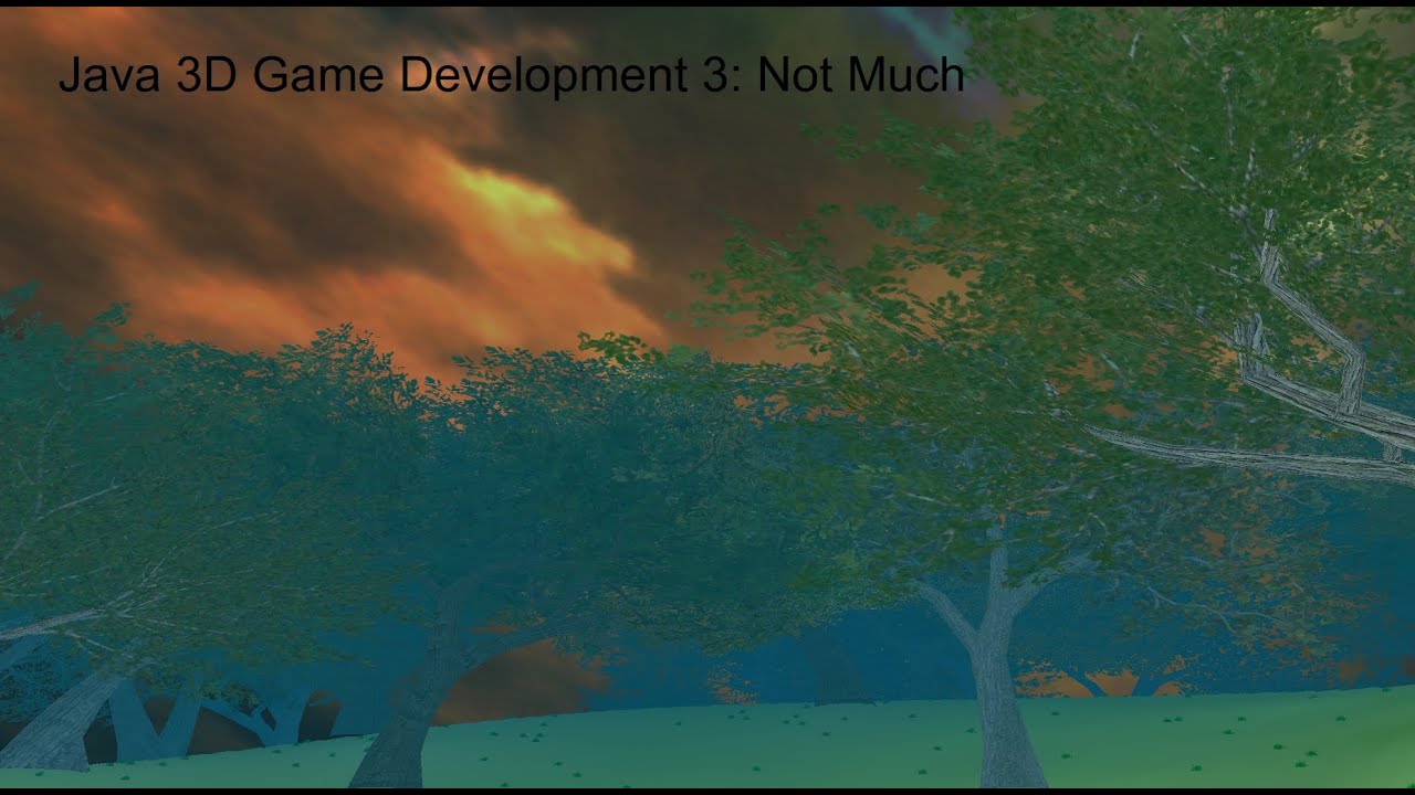 Java 3D Game Development 3: Not Much