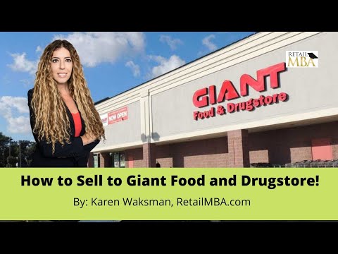 How to Sell to Giant Foods | Become Giant Foods Approved Vendor | Giant Foods Supplier