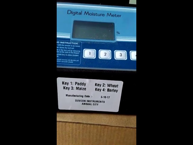 Grain Moisture Meter - Digital Grain Moisture Metre Manufacturer from ...
