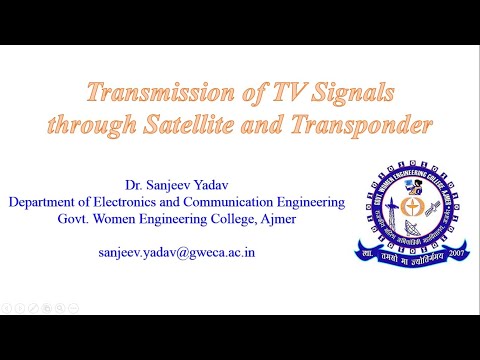 Transmission of TV Signals through Satellite and Transponder