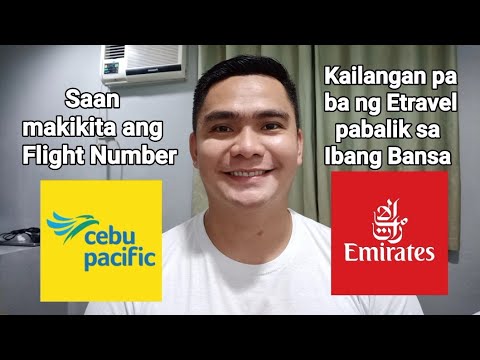 SAAN MAKIKITA ANG FLIGHT NUMBER | ETRAVEL REGISTRATION.