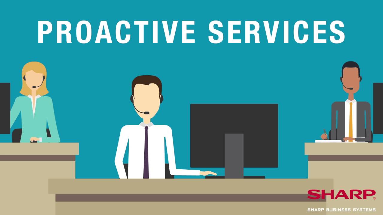 IT Help Desk Proactive Services from Sharp