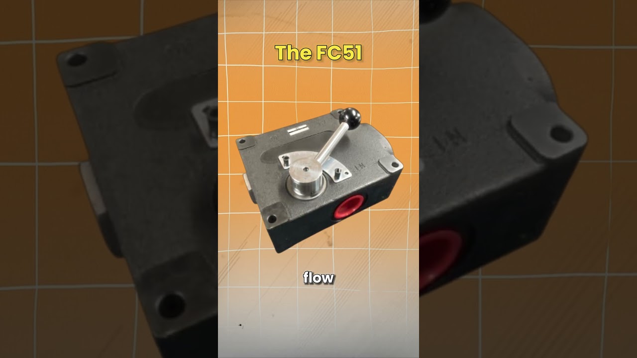 FC51 Priority Flow Control Valve : Accurate hydraulic oil metering and division for Industry.