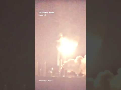 SpaceX Starship Explodes in Huge Fireball