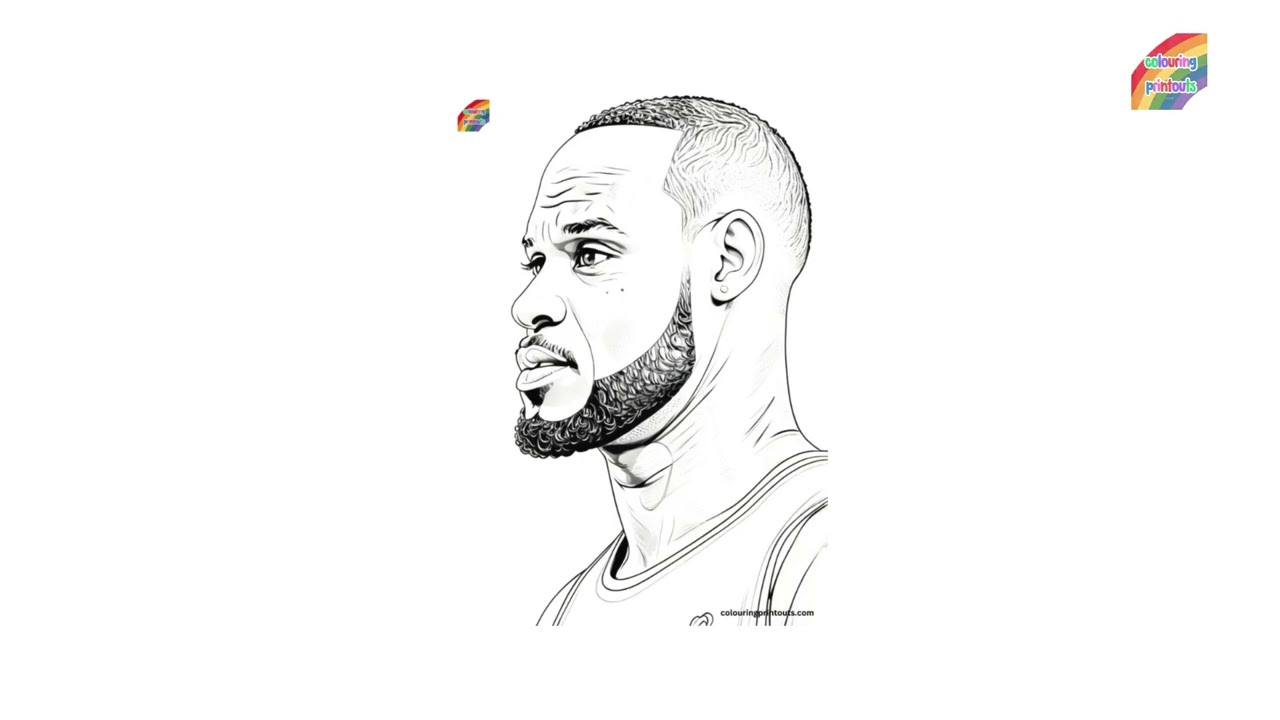 Lebron James Coloring Pages