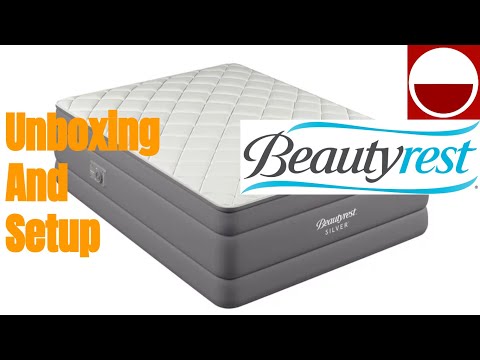 Beautyrest 20" Cushion Aire Quilted Pillow Top Air Mattress Unboxing