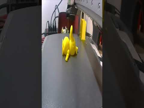 Flexi Psyduck 3d print timelapse