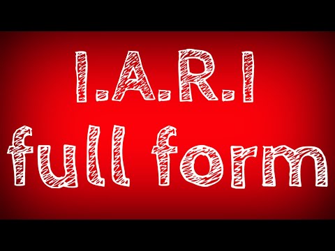 IARI full form || IARI || full form || IARI meaning